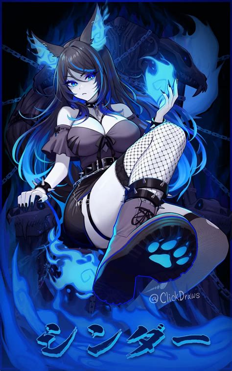 Sinder Indie Virtual Youtuber Drawn By Clickdraws Danbooru