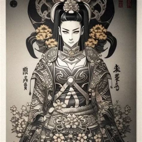 Ai Art Generator Tattoo Sketch For A Whole Back Piece Japan Style