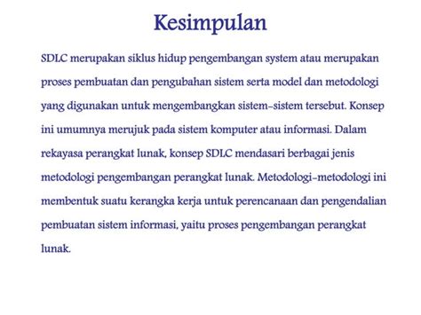 System Development Life Cycle Sdlc Ppt PPTX