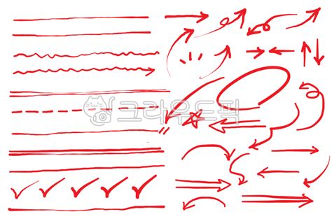 화살표 화살표누끼 누끼 화살표일러스트 표시 사진이미지일러스트캘리그라피 Jinana작가