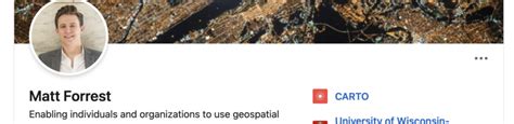 About Matt Forrest Modern Gis And Geospatial Ideas And Guides