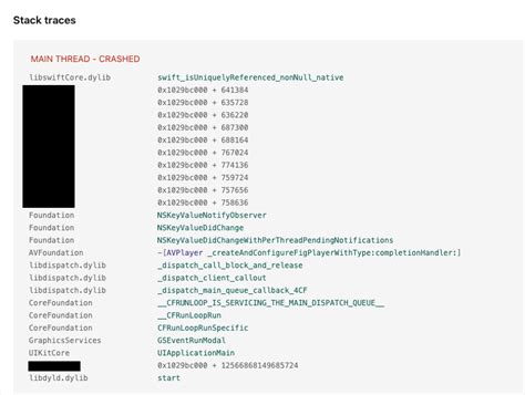 React Native Video Crashing In Production Avplayer Createandconfigurefigplayerwithtype