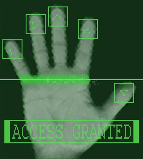 Electronic Biometric Fingerprint Scanning Biometric Palm Scanning