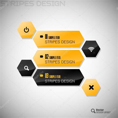 Hexagon Design Stock Vector By Vlastas