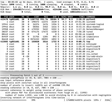 why mintpy numpy functions don t run in parallel under linux · issue