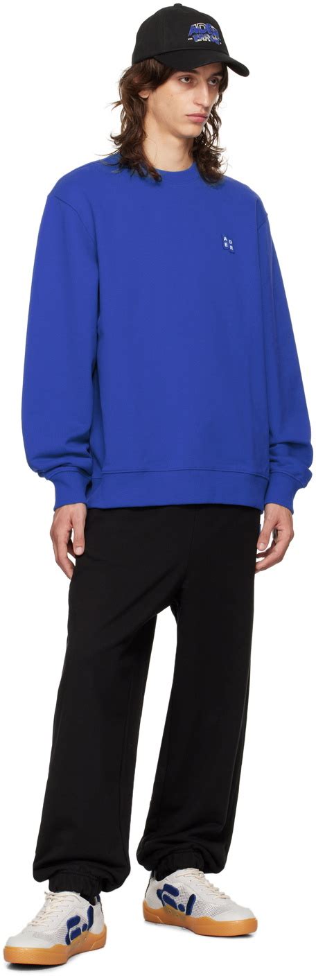 ader error blue trs tag 01 sweatshirt ader error