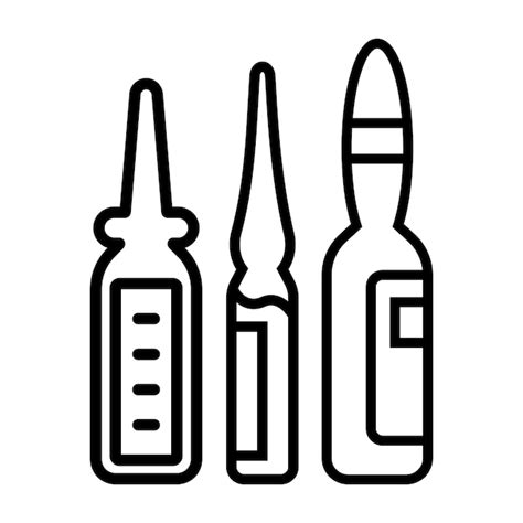 Premium Vector Ampoule Icon Vector