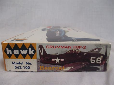 Hawk 562 100 Grumman F8f 2 Bearcat Model Kit Ebay