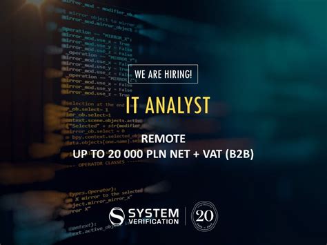 Milena Dąbkowska On Linkedin Systemverification Syve Itanalyst Analyst Hiring