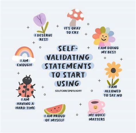 Self Validating Statement To Start Using ️ Frases Inspiracionais Afirmações Positivas Emoções
