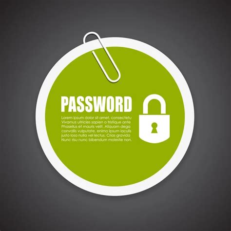 Password Protected Warning Sign Stock Vector By ©arcady 263855942