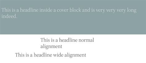 Heading Block Inside Cover Block Misses The Alignment Options · Issue 39992 · Wordpress