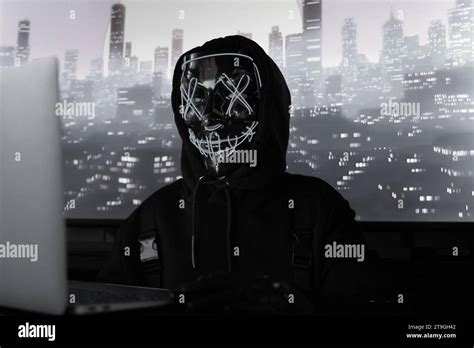 Hacker Burglar Red Team Exploit Vulnerability Security Of Data Server