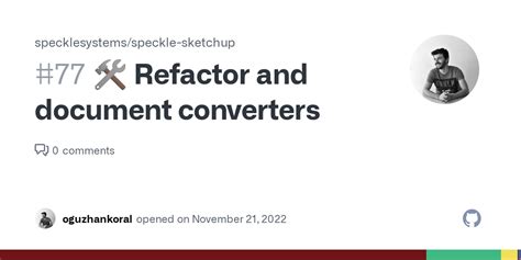 🛠️ Refactor And Document Converters · Issue 77 · Specklesystems