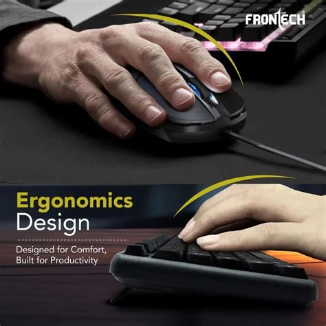 Frontech Kb0012 Wired Keyboard Mouse Combo At ₹ 850 Piece Logitech Keyboard And Mouse Combo In