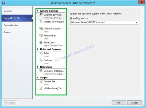 Creating A Guest Operating System Profile In System Center Virtual Machine Manager R MS