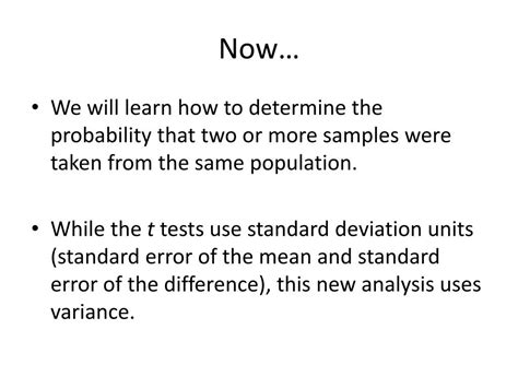 Ppt One Way Analysis Of Variance Powerpoint Presentation Free Download Id 2214845