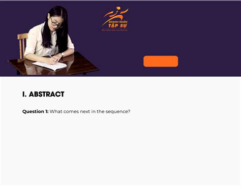 Test1 Actionclub Aptitude Test I Abstract Question 1 What Comes Next In The Sequence A B