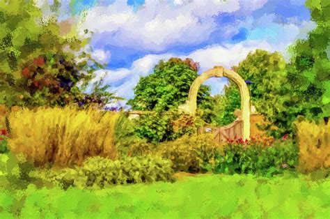 Golden Gate In The Garden Photograph By Barbara Smits Fine Art America