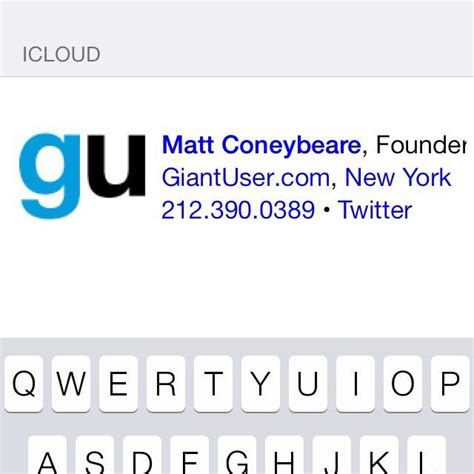 The Right Way To Install An Html Signature In Ios 7 Mail Matt Coneybeare