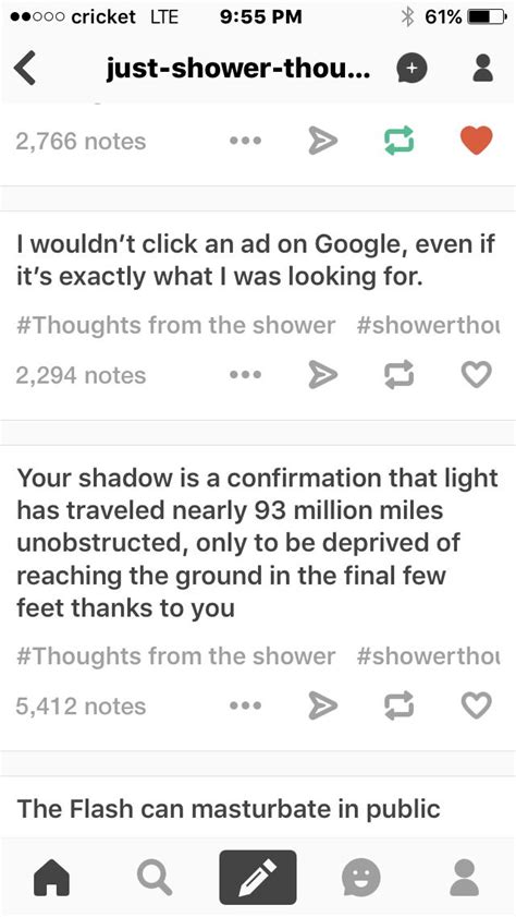 Just Shower Thoughts Tumbjr