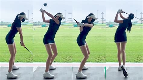 모델같은 Klpga 프로 전승민 미녀골퍼의 멋진 샷 골프스윙 보시죠 Youtube