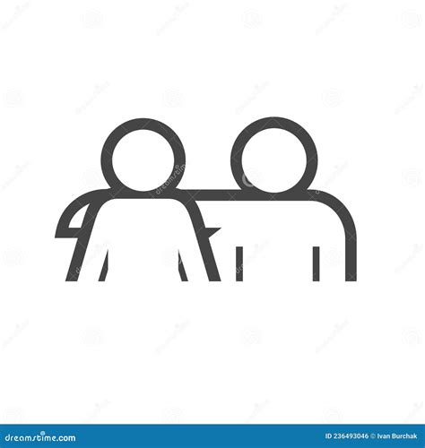 Couple Icon Man And Woman Hugging Stock Illustration Illustration Of Happy People