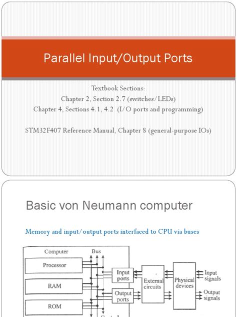 2 arm parallel io 123 download free pdf microcontroller input
