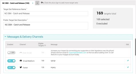 create an engage targeted action salsa knowledgebase