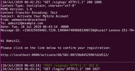 How To Signup User And Send Verification Email In Django Django Tutorial