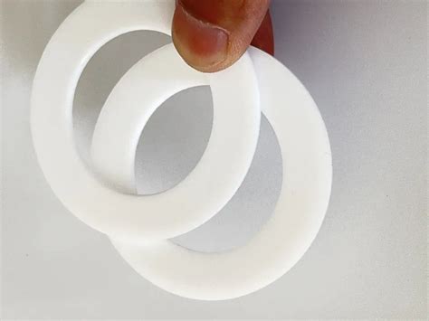 Expanded Soft Ptfe Eptfe With Hole Chemical Resistance Sealing Gasket