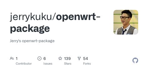 GitHub Jerrykuku Openwrt Package Jerry S Openwrt Package