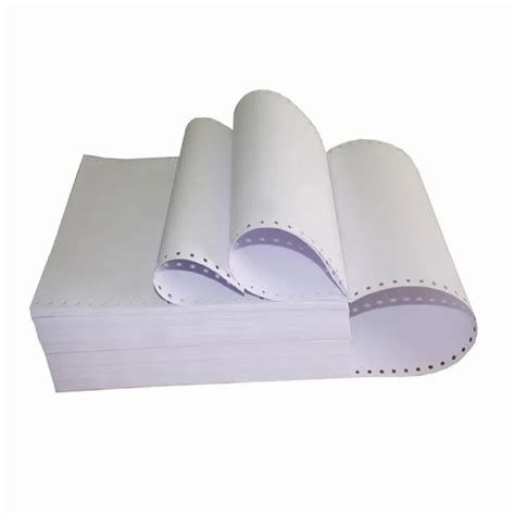 Dot Matrix Continuous Printer Paper Gsm 60 Gsm At ₹ 5roll In Belagavi