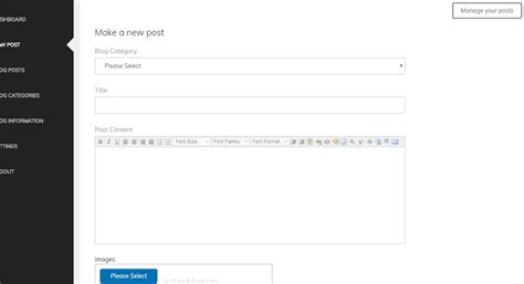 PHP NoSQL Blog Script Blog Lite