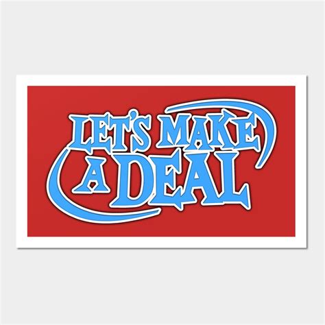 Lets Make A Deal Wall Art Print