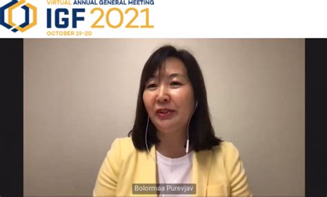 Bolormaa Purevjav University Of British Columbia Igf Agm 2021 19oct2021 Photo Png Iisd Earth