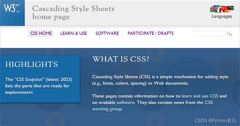 1 css是什么？——《跟老吕学css》 csdn博客