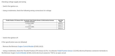 Code P0221 Throttle Position Code EPC Light And Check Engine