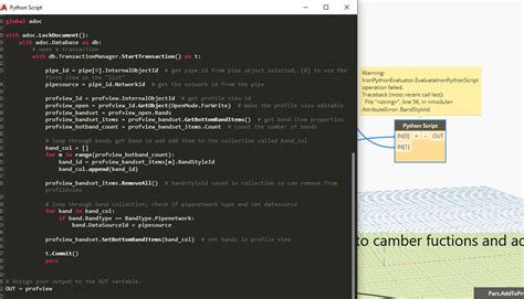 Setting Pipe Network Data Source In Profile Civil 3d Dynamo