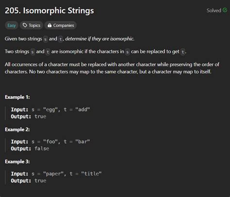 coding problem isomorphic strings