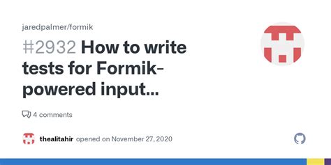 How To Write Tests For Formik Powered Input Components With Jest