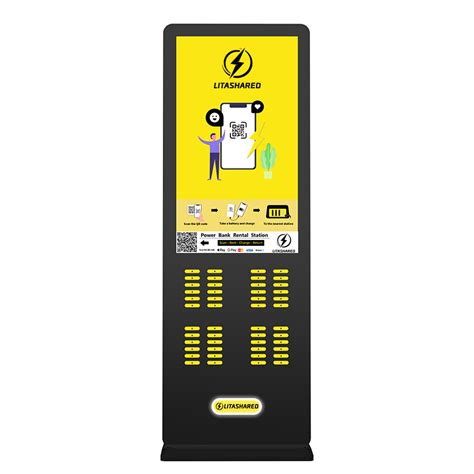 Power Bank Rental Stationcell Phone Charging Station Litashared