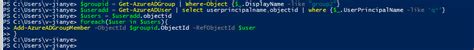 Powershell Trying To Add Users To Office 365 Group Azuread Stack Overflow