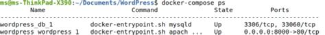docker compose configuration grandmetric