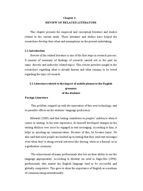 Chapter 2 Thesis Pdf Text Messaging Mobile Phones