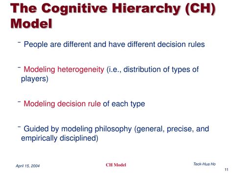 Ppt A Cognitive Hierarchy Model Of One Shot Games Powerpoint