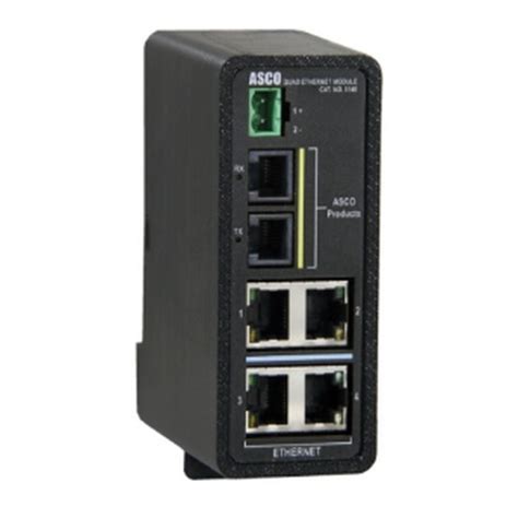 Asco 5140 72ee Quad Ethernet Communications Module