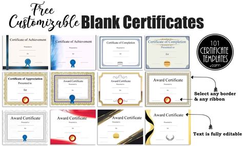 Blank Certificate Design Shop Buy