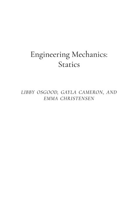 SOLUTION Engineering Mechanics Statics Studypool