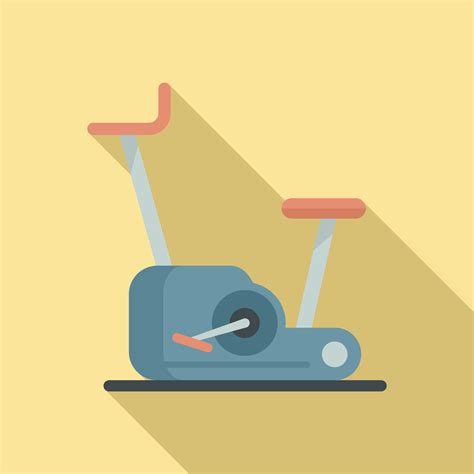 Home Exercise Bike Icon Flat Style 14649225 Vector Art At Vecteezy